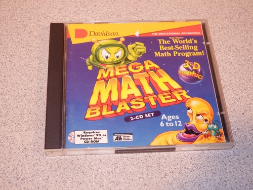 mega math blaster ages 6-12 (win 95 or power mac) CD-ROM | eBay