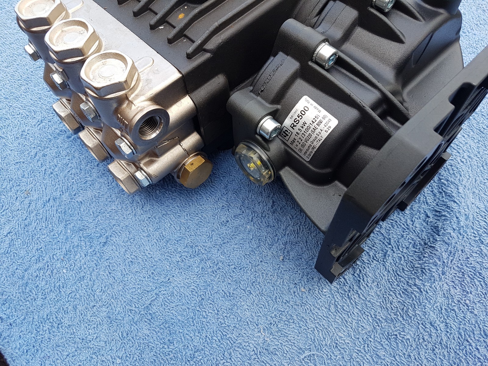 PRESSURE WASHER INTERPUMP RS500 GEARBOX & WS202 PUMP 200 BAR @ 21LTRS ...