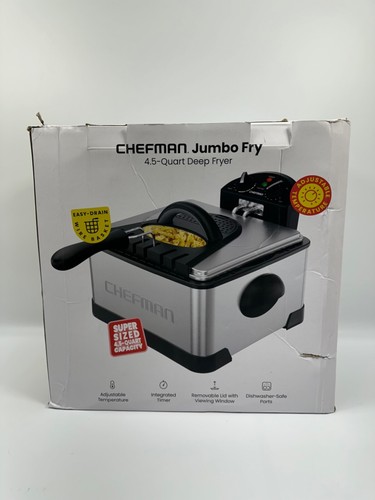 Chefman 4.5 Liter Deep Fryer w/Basket Strainer, XL Jumbo Size ...