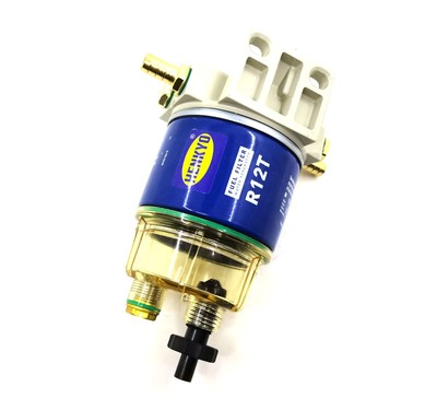 R12T Fuel Filter Water Separator Complete Kit For Gas & Diesel Engines ...