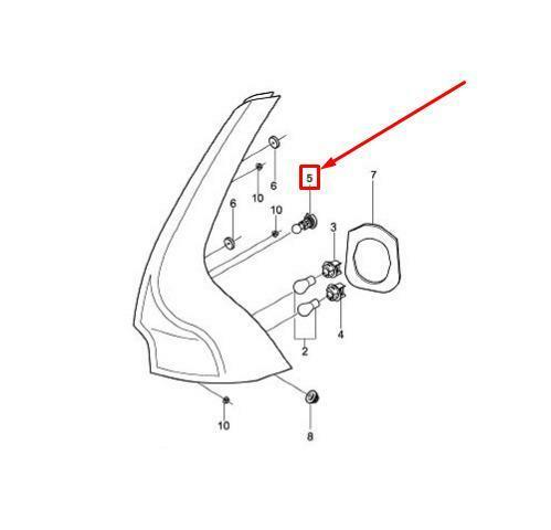 OEM VOLVO XC60 MK1 REAR TURN SIGNAL LIGHT BULB 30763165 GENUINE for ...