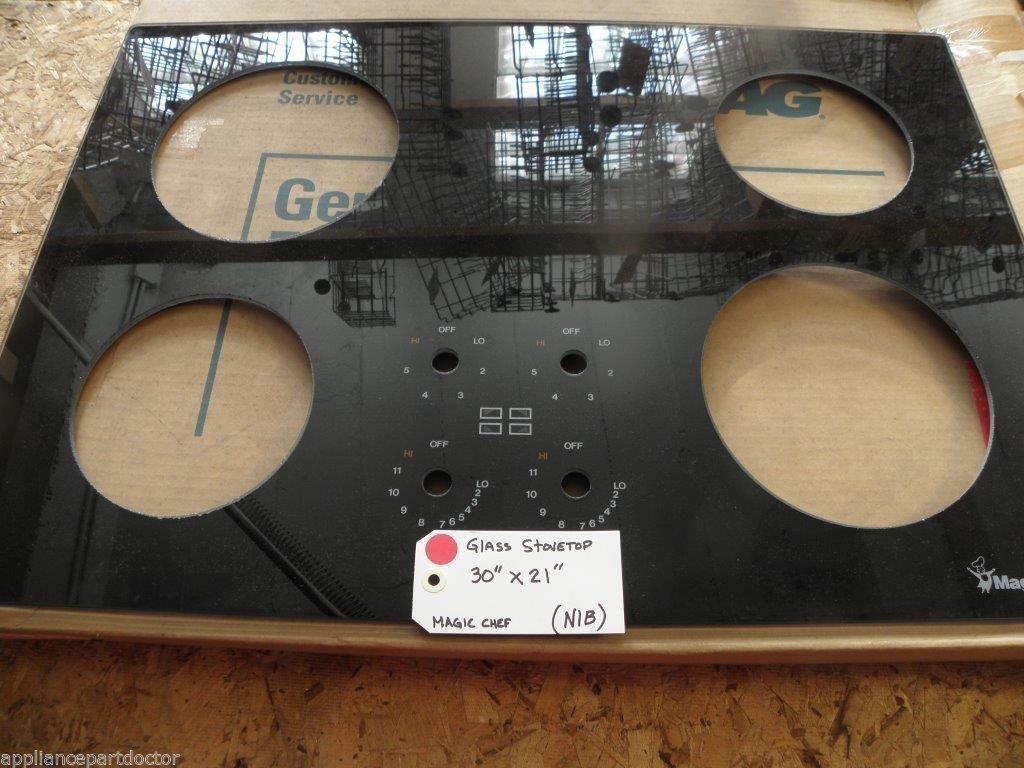 Magic Chef Stove 30" X 21" Glass Stove Top NEW IN BOX | eBay