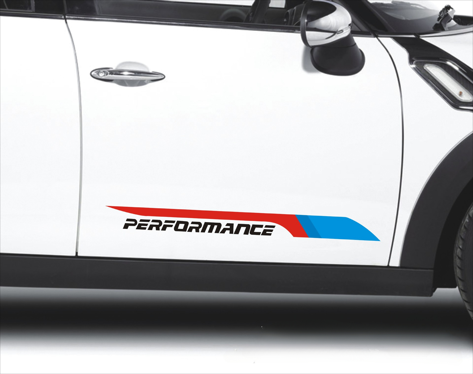 M Performance Car Door Sticker Decal 50*4.2cm For Bmw e46 e90 e39 f30 ...