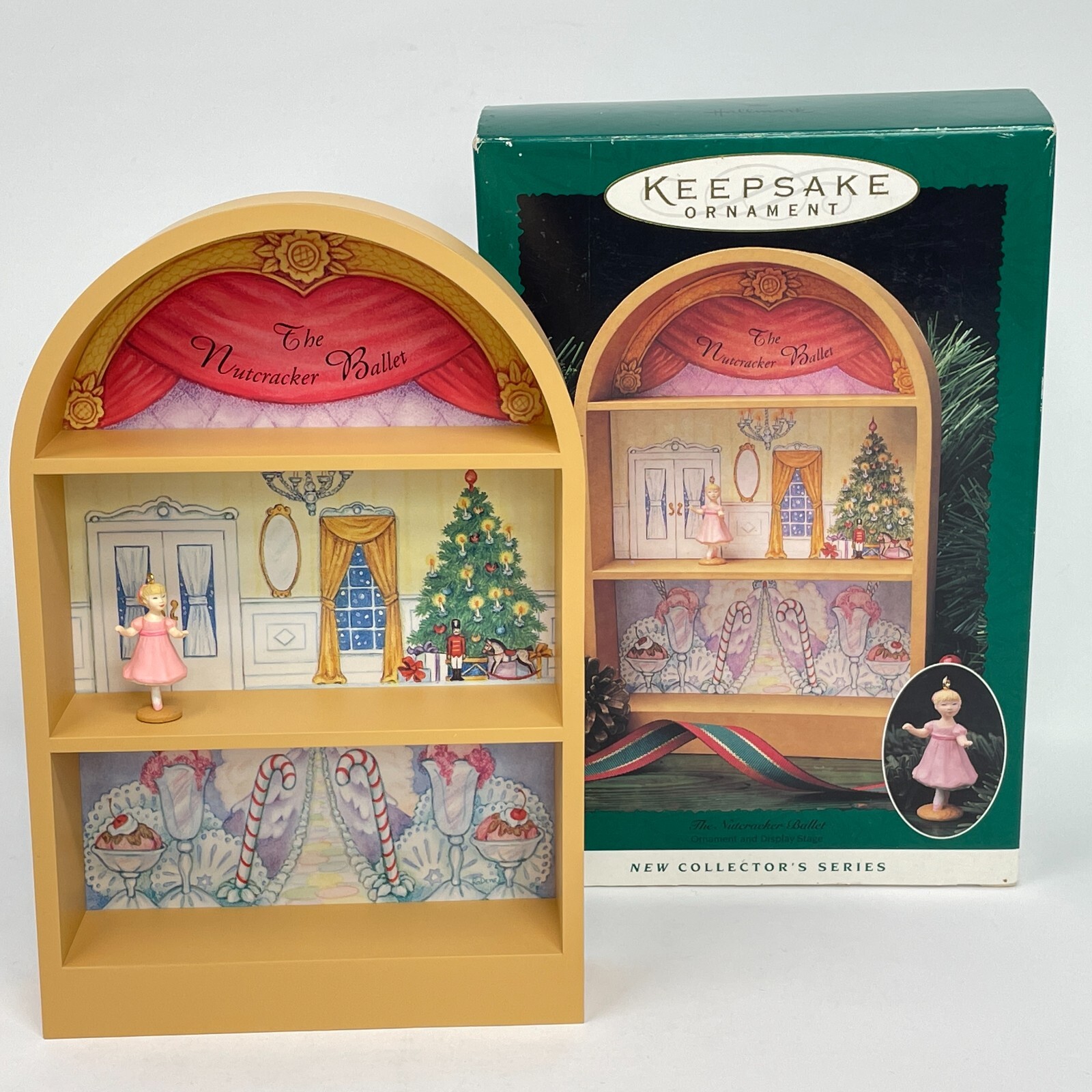 Hallmark Nutcracker Ballet Display Stage & Miniature Keepsake Ornament ...