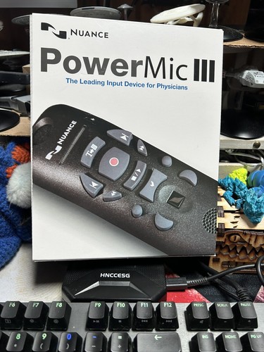 Nuance PowerMic 3 Handheld USB Dictation Microphone 780420131545 | eBay