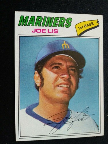 1977 Topps Baseball Card # 269 Joe Lis - Seattle Mariners | eBay