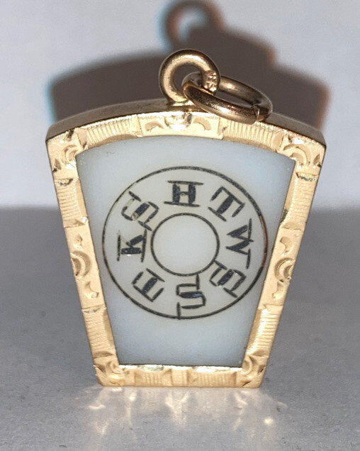 Antique Victorian 14k Gold HTWSSTKS Masonic Temple Royal Arch Masons ...