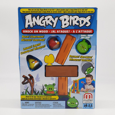 Angry Birds Knock on Wood Game Mattel W2793 2010 Complete Sealed Box | eBay