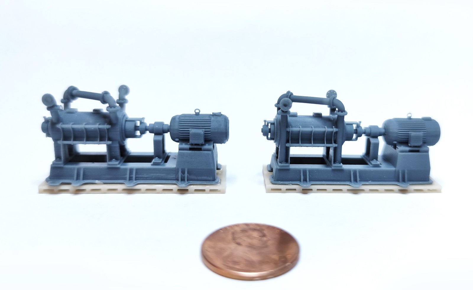2pc HO Scale Pump Vac Units - 1:87 3D flat car freight cargo | eBay