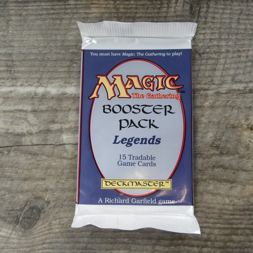 Magic The Gathering MTG Legends Factory Sealed Booster Pack 1994 ...