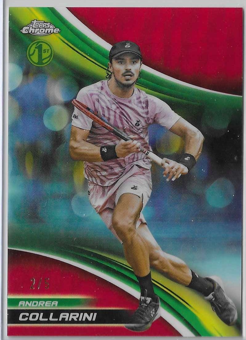 2025 Topps Chrome - Andrea Collarini #270 Red Refractor /5 (RC) for ...