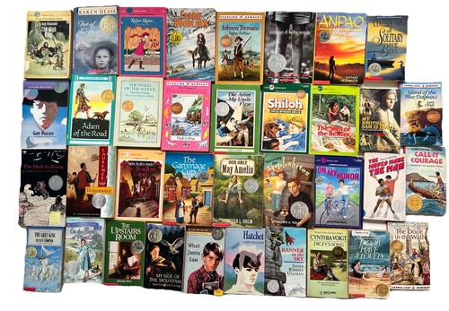 NEWBERRY AWARD Honor Chapter Books Lot of 36 Homeschool Classroom ...