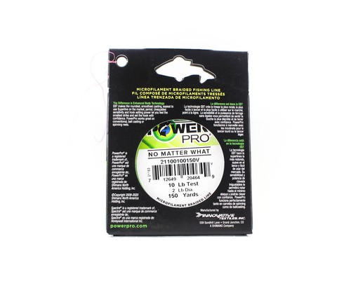 Power Pro Braided Spectra Line 10lb by 150yds Red (4649) | eBay