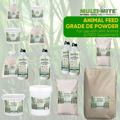 Diatomaceous Earth DE FEED Grade Parasite Powder Red Mite - MULTI MITE ...