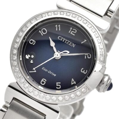 CITIZEN L ROUND Collection EM1120-87L Eco-Drive Solar Watch Blue Dial ...