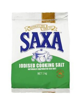 Saxa Salt Cooking Iodised 1kg | eBay Australia
