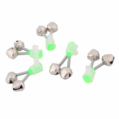 Fishing Rod Tip Bell Bait Alarm Twin Double Ring 5PCS | eBay