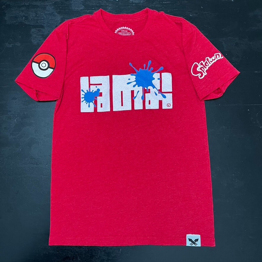 Splatoon X Pokémon Fire Splatfest T-shirt by Nintendo… - Gem