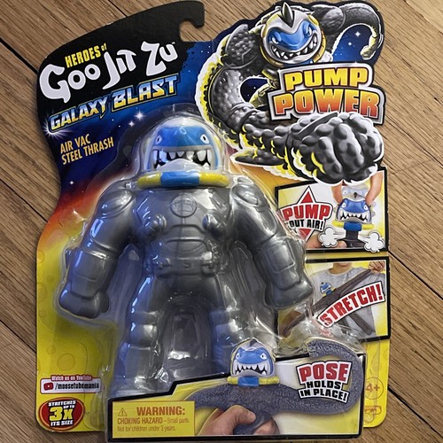 Heroes of Goo Jit Zu Galaxy Blast Pump Power Air Vac Steel Thrash ...