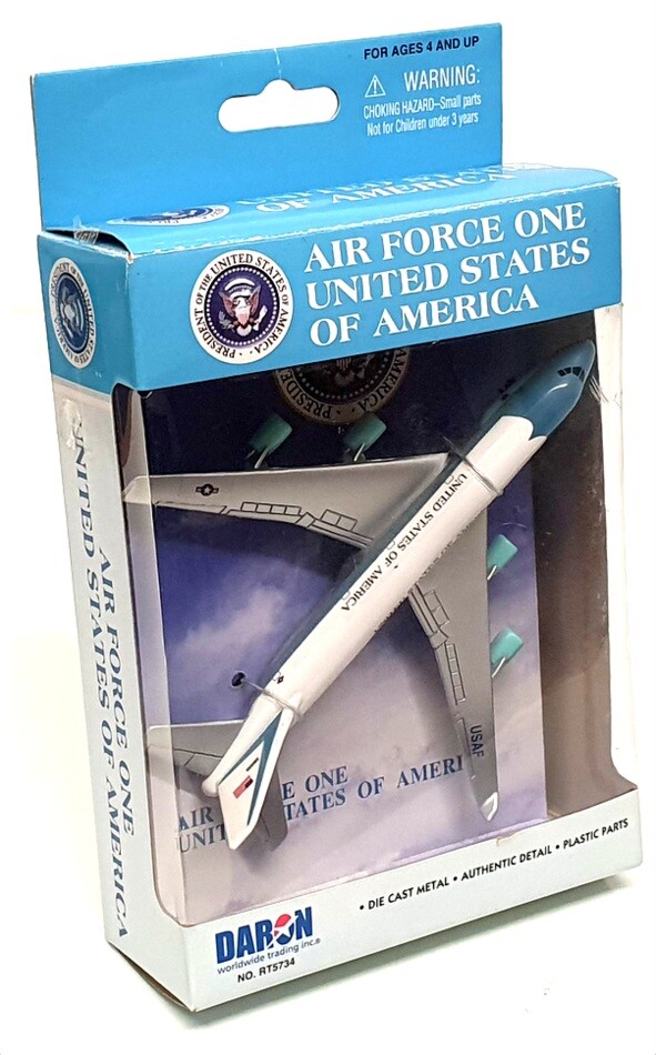 Daron 15cm Long Diecast RT5734 - Boeing Air Force One Aircraft USA | eBay