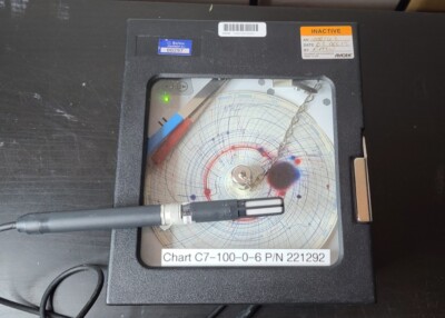 Chart Recorder With A Probe Working | eBay