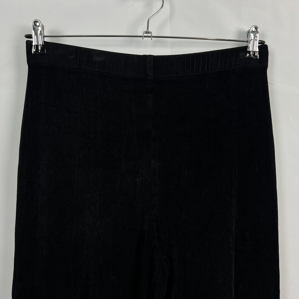 Chico's Travelers 1 MEDIUM 8 10 Black Cargo Pocket Pull On Knit Causal ...