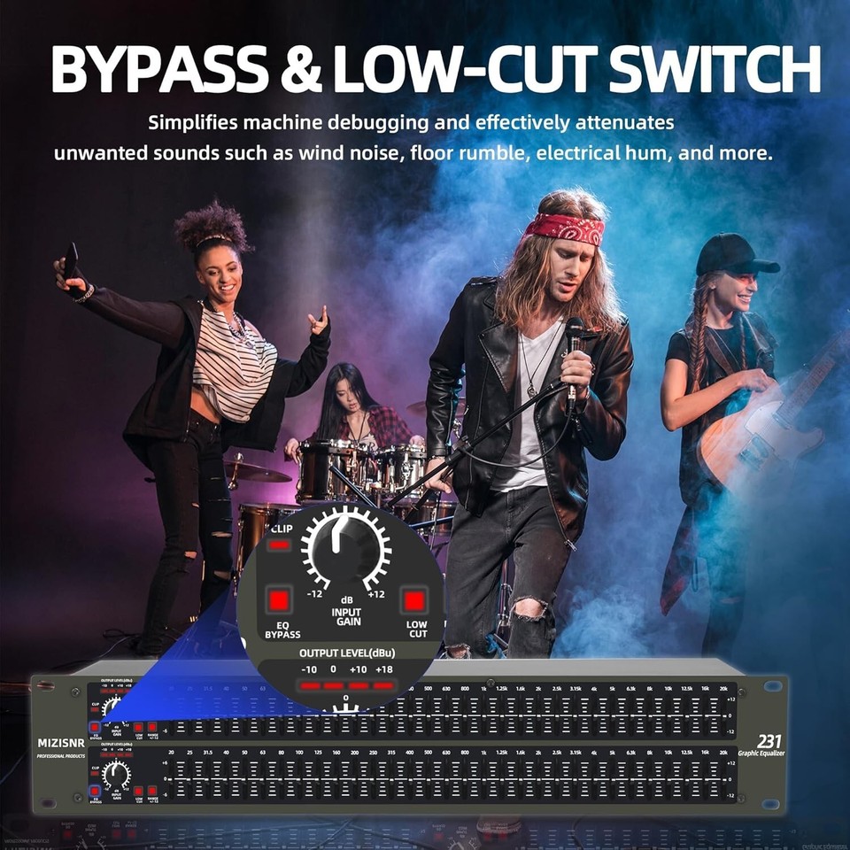 Graphic Equalizer 31-Band Stereo EQ for Home Audio, Dual Channel Professional DJ | eBay Australia