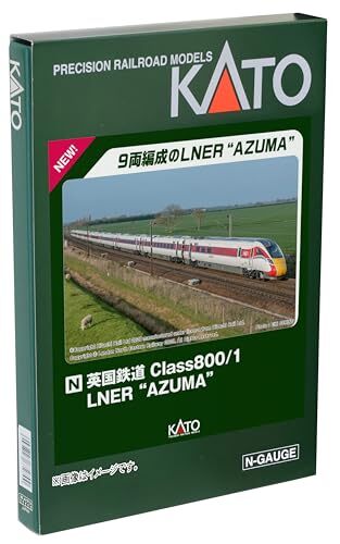 KATO N gauge British Railway Class 800/1 LNER AZUMA 9-car set 10-1675 ...