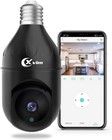 XVIM 1080P Wireless WiFi E27 Bulb Camera / 360° Panoramic PTZ Security ...