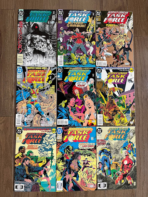 JUSTICE LEAGUE TASK FORCE COMIC LOT 9 ISSUES DC COMICS | eBay