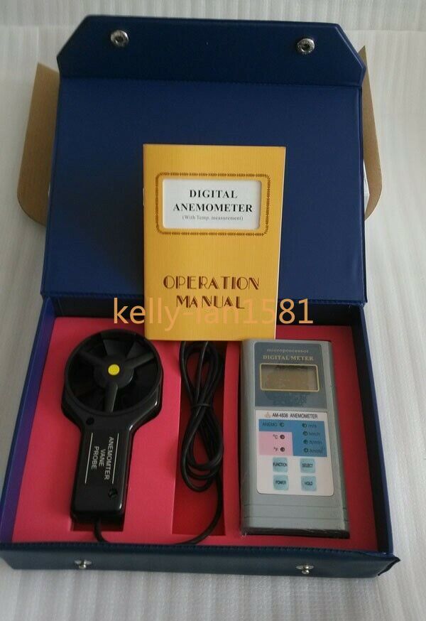 1PC LANDTEK AM4838 Multi-Function Anemometer Tester Air Weather Meter ...