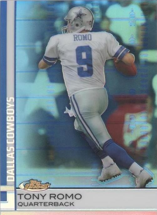 2009 Topps Finest - Tony Romo #41 Blue Refractor /429 for sale online ...