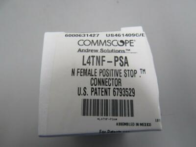 CommScope L4TNF-PSA N Female Connector for 1/2" LDF4-50A Coaxial Cable ...