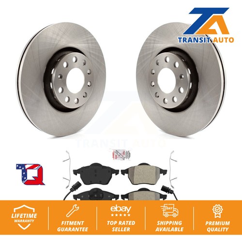 Front Disc Brake Rotors And Semi-Metallic Pads Kit For Audi A4 Quattro ...
