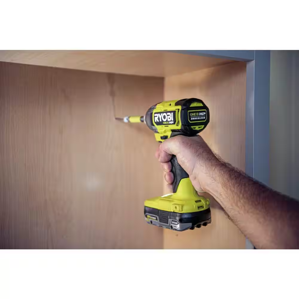 Ryobi PBLID01B 18V Brushless Cordless 1/4 in. Impact Driver(Tool Only ...