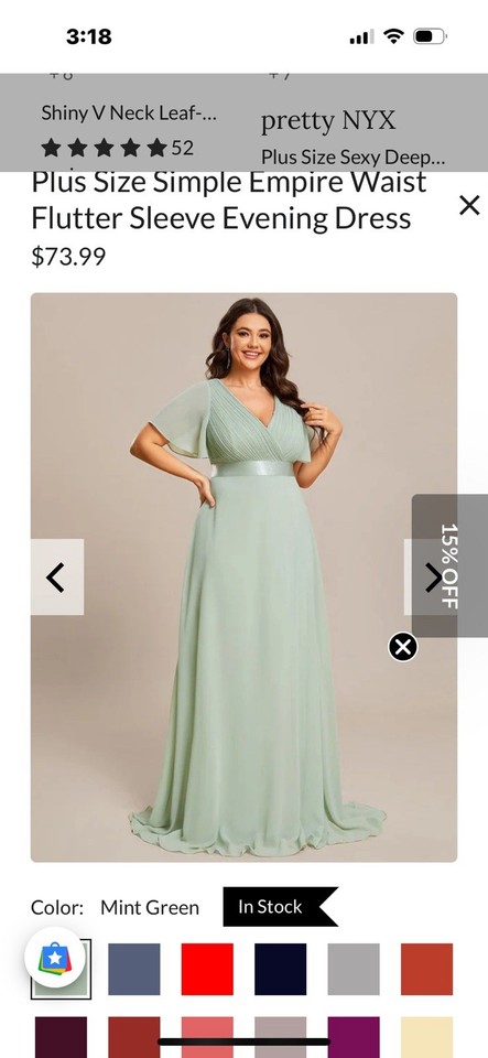 Ever Pretty Size 20/XXL Sapphire BLUE Dress PLUS SIZE (see more ...