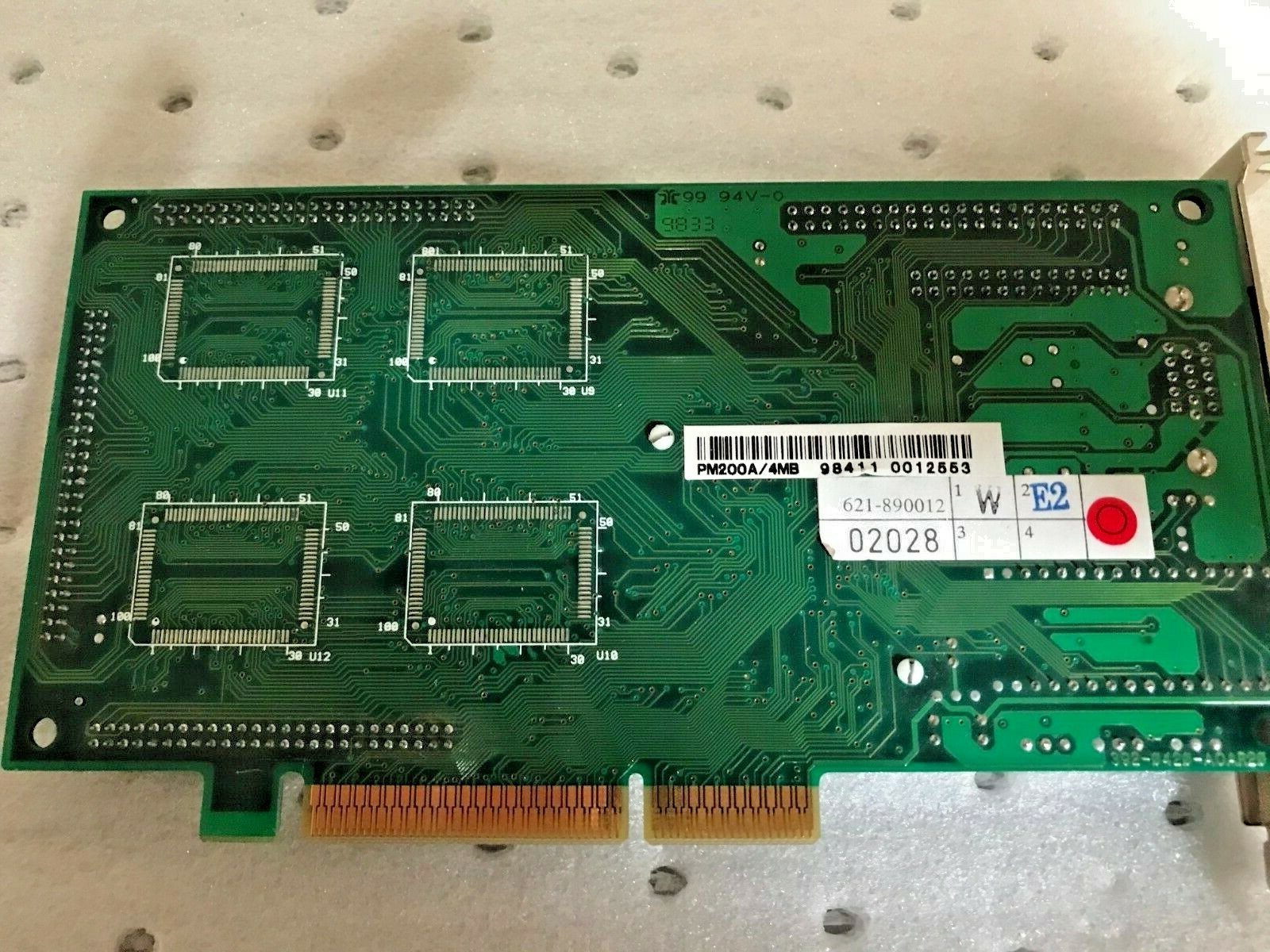 CREATIVE 3DLABS PERMEDIA 2 PM200A 4 MEG AGP VGA CARD ** SALE ** MXB74 ...