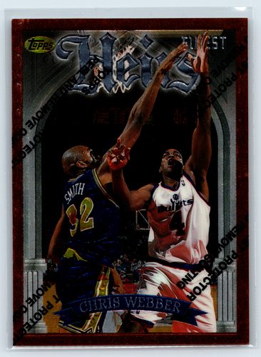 Chris Webber 1996-97 Finest #163 Washington Bullets | eBay