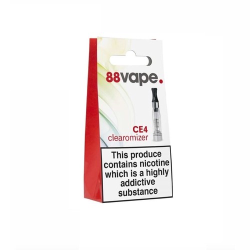 88vape Clear CE4 Clearomizer - 1.6ml Tank - Universal Vape Tank | eBay