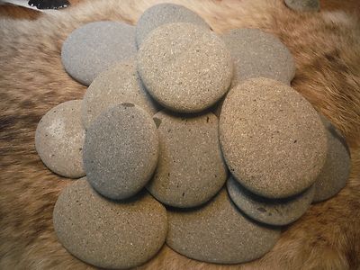 NATURAL ABRADER HAMMER STONE Flint Knapping Primitive Skinning Obsidian ...