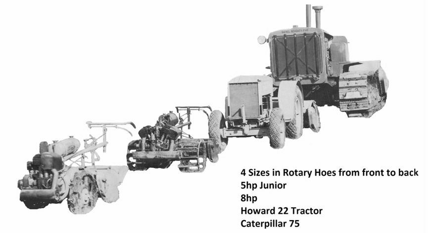 HOWARD MACHINERY,ROTARY HOE,ROTAVATOR,BULLFINCH,TERRIER,JUNIOR,EIGHT ...