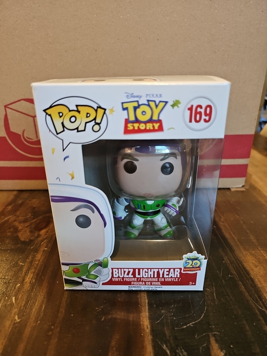 Funko Pop Buzz Light-year 169 Toy Story 20th Anniversary Pop Protector ...