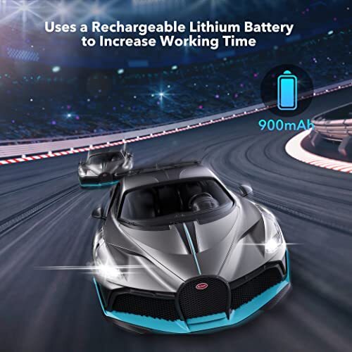 MIEBELY Remote Control Car, Bugatti Divo 1/12 Scale Rc Cars 12Km/h, 2 ...