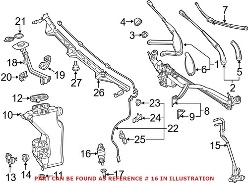 Genuine OEM Windshield Washer Pump for Mercedes 2058660000 | eBay