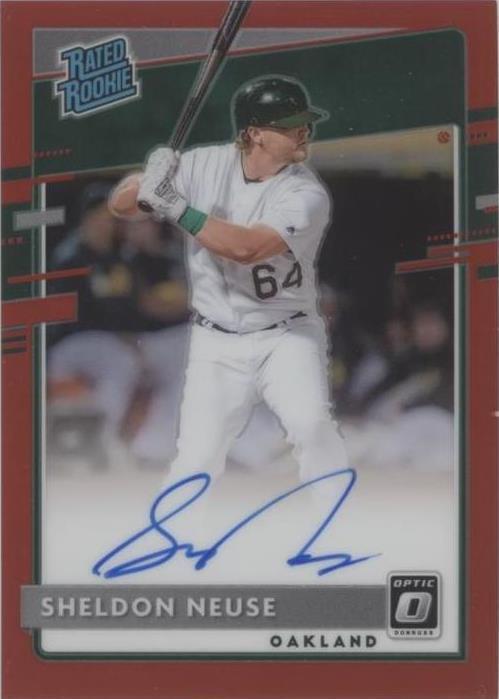 2020 Panini Donruss Optic - Rated Rookie Signatures Sheldon Neuse #RRS ...