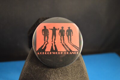 "A CLOCKWORK ORANGE" Lot of 5 BUTTONS 4 Silhouettes BIG! pinback pin ...