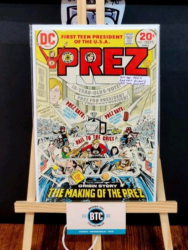 THE PREZ #1 VF/VF+ 1st App 1973 DC Bronze Age Key Issue part One Of four Mini | eBay