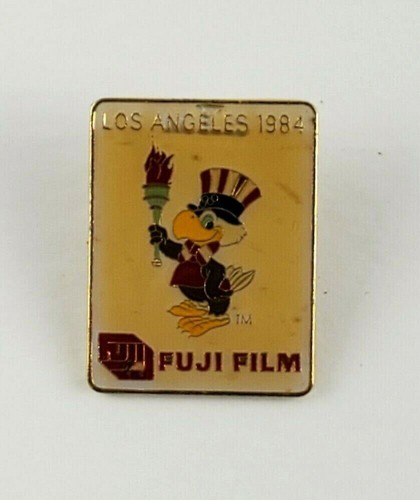 Vintage 1984 Los Angeles Olympics Fuji Film Collectors Pin Button Sam ...