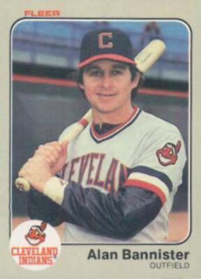 #401 Alan Bannister - Cleveland Indians - 1983 Fleer Baseball | eBay