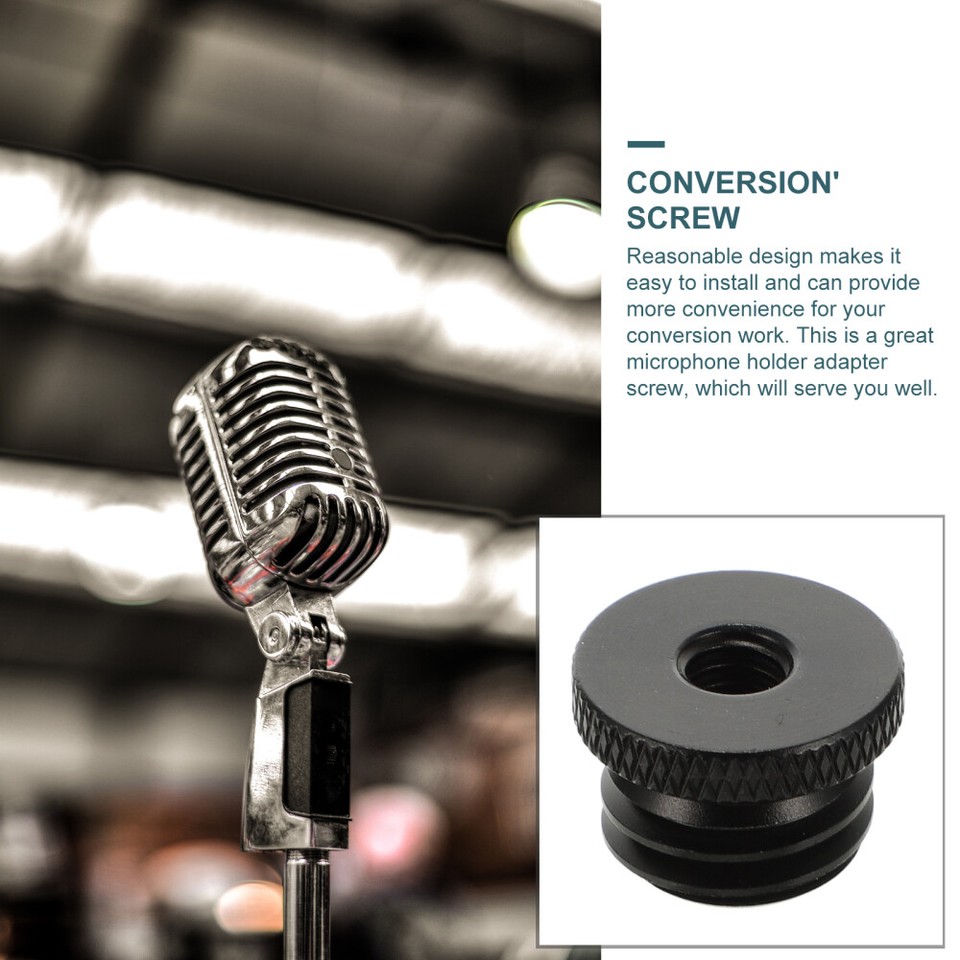 3pcs Mic Stand Camera Adapter Screw Microphone Stand Thread Size Mic ...